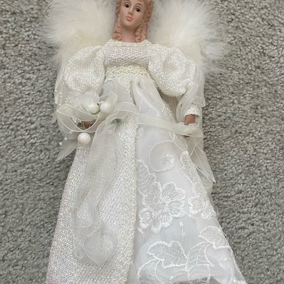 Holiday | Christmas White Angel Tree Topper | Poshmark